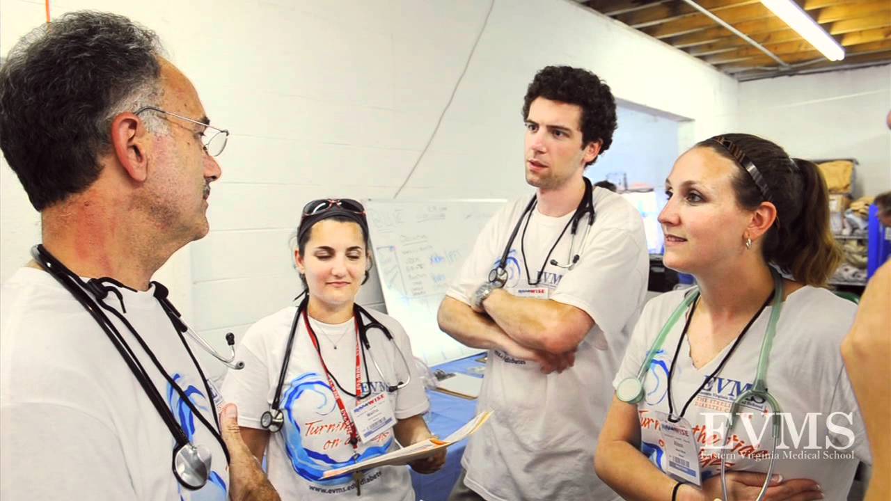 EVMS Students & Faculty Volunteer in Rural Virginia - YouTube