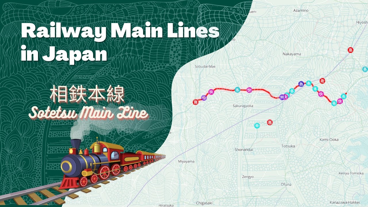 相鉄本線 🚊🚂🛤 All the Railway Main Lines in Japan - No.41 Sotetsu Main Line ...