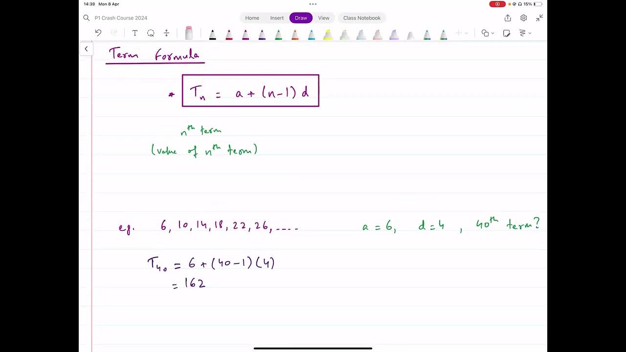 P1 Arithmetic & Geometric Progressions Part 1 | | AS & A level Math | IGCSE/O-level Add Math ...