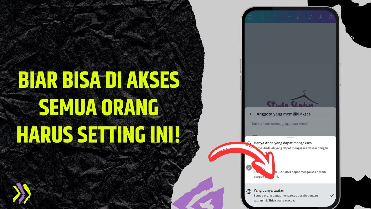 Cara Supaya Desain Canva Bisa Diakses Semua Orang - YouTube