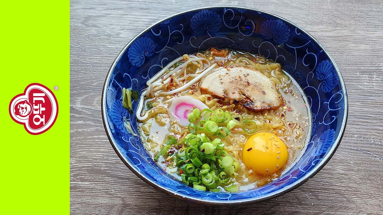 Ottogi Jin Ramen Veggie - USA - Instant Noodle Recipe Time - EP 1703 ...