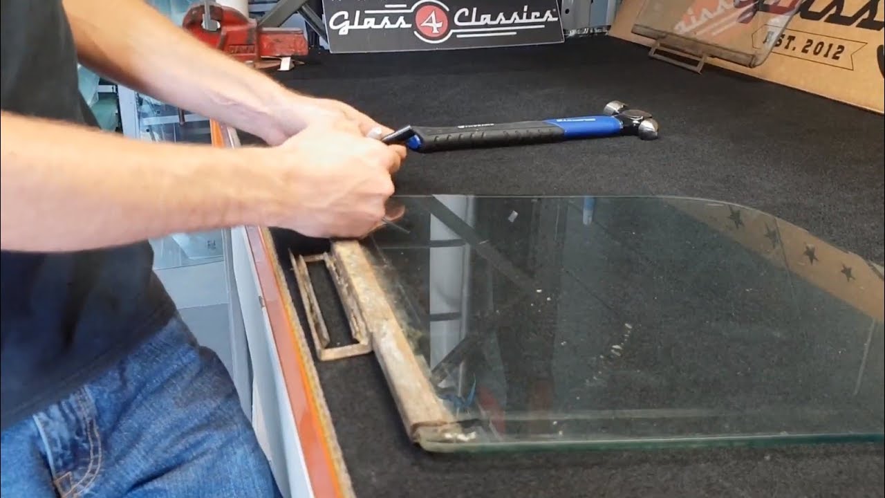 How To: Removing Runners from Wind-up Door Window Glass. - YouTube