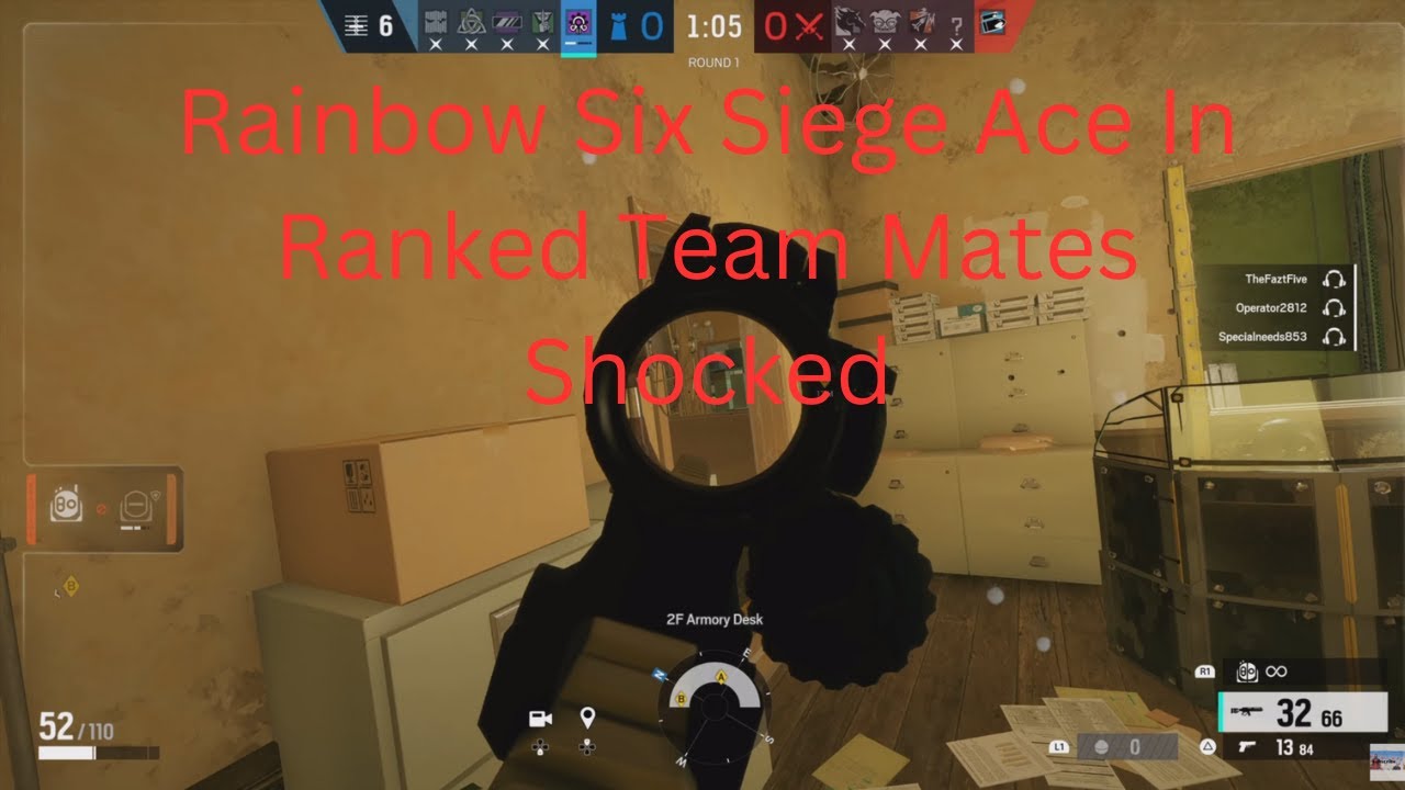 My First Ace In Rainbow Six Siege Ranked - YouTube
