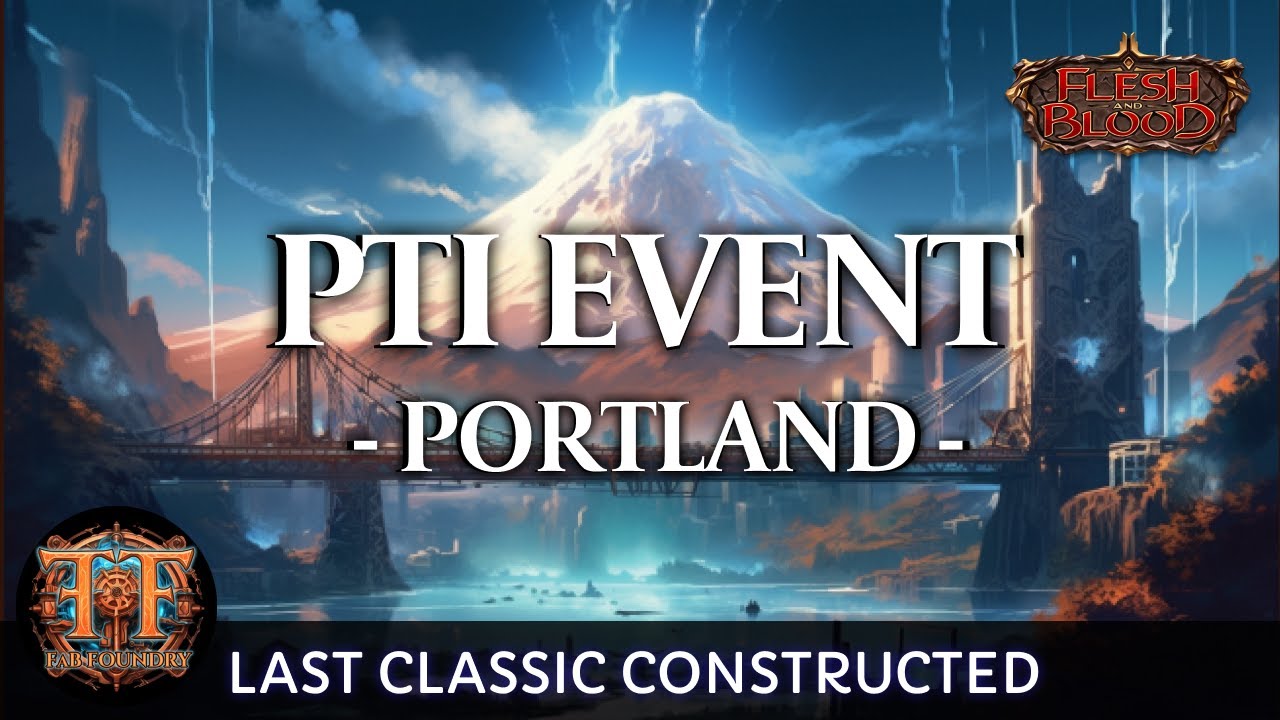PTI Event Portland: A Goodbye to Classic Constructed As We Know It ...