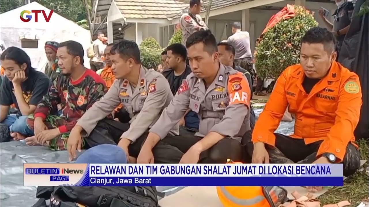 Ditengah Pencarian Korban Gempa Cianjur, Tim Gabungan Tetap Jalankan Ibadah #BuletiniNewsPagi 26 ...