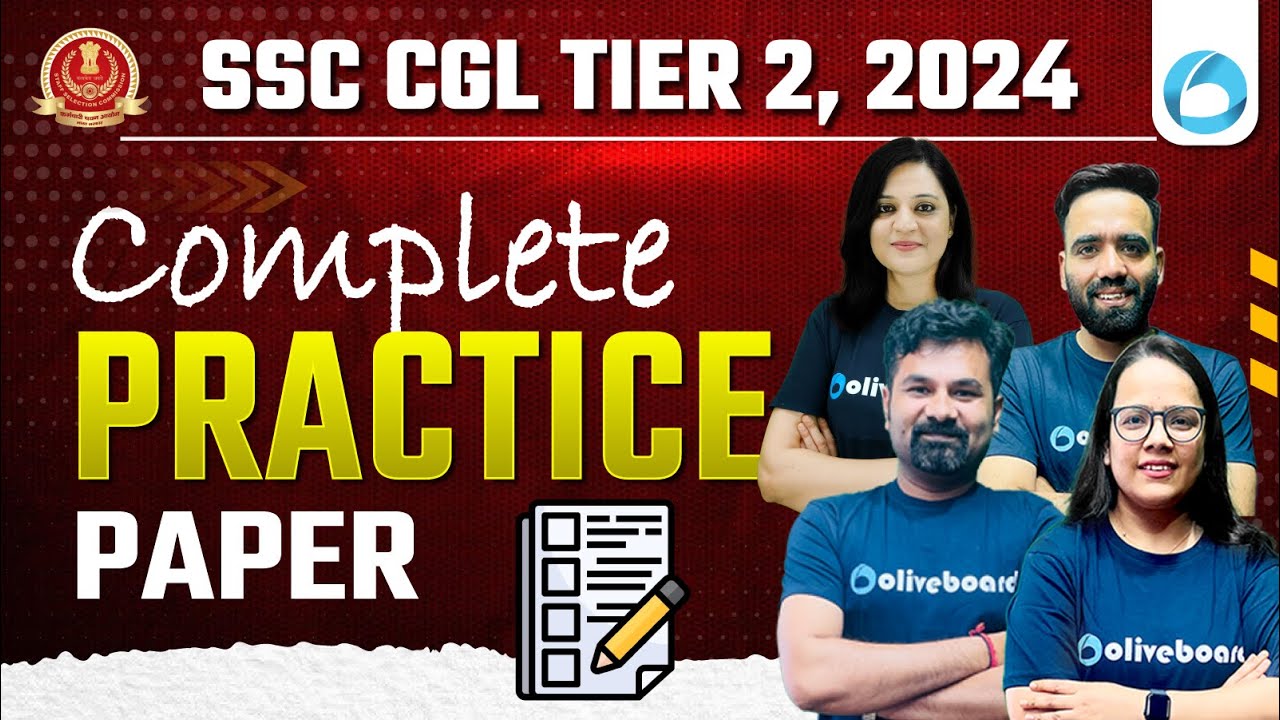 Complete Practice Paper for SSC CGL Tier 2 2024 | Maths, Reasoning ...