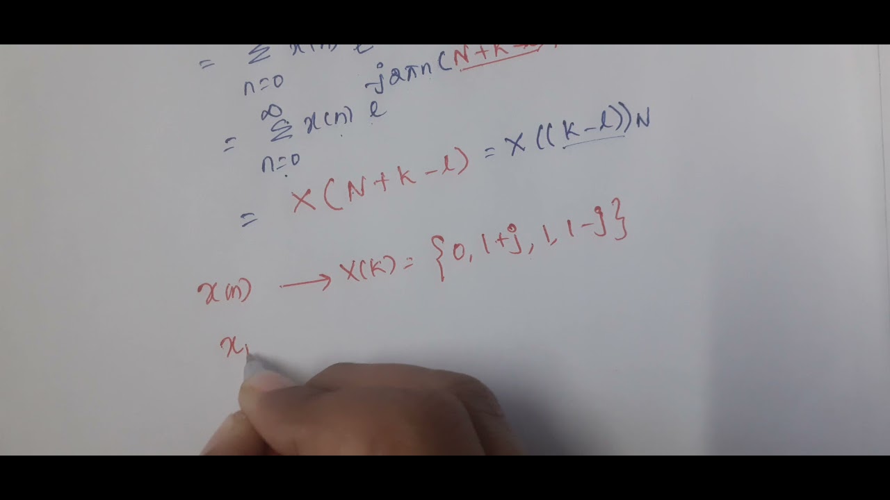 Frequency response on Difference equations - YouTube