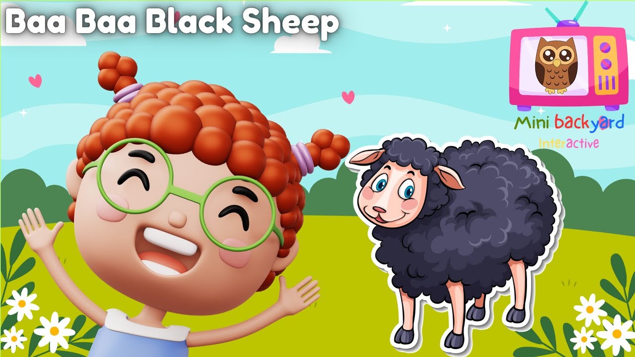 Baa baa Black Sheep | Nursery Rhymes | Sing along | Minibackyard - YouTube
