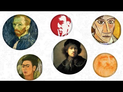 TUTORIAL: Famous Painters - Self Portraits - YouTube
