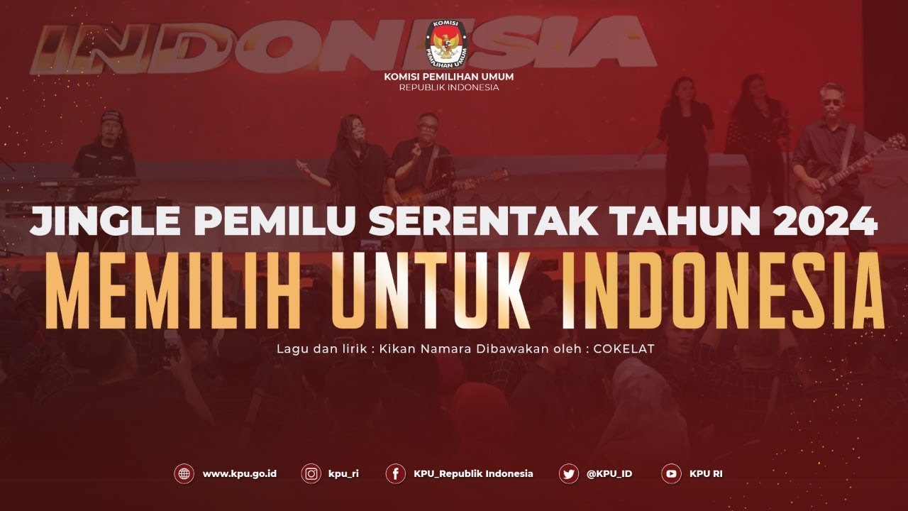 Video Lirik Lagu Jingle Pemilu 2024 - YouTube