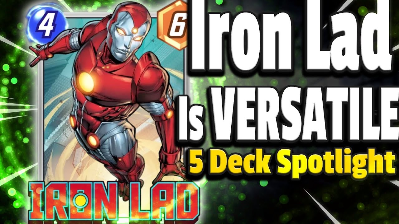 Iron Lad Might Be The Most VERSATILE Card In Marvel Snap! These DECKS ...