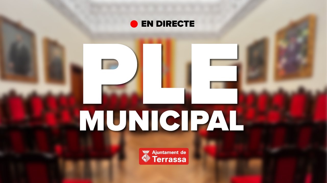 Ple Municipal del 27 d'octubre de 2023 - YouTube
