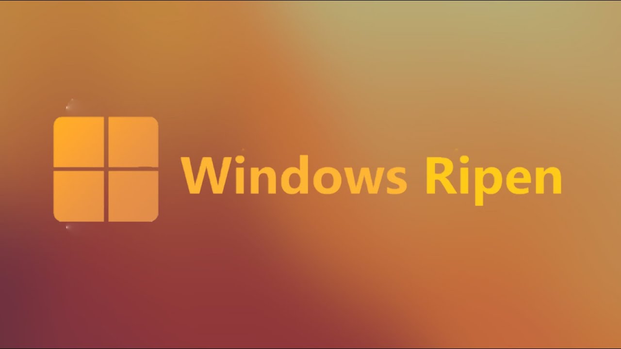 Windows Ripen | Concept on the Web - YouTube
