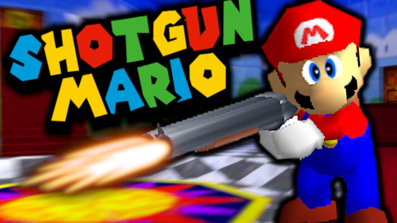Super Mario 64 with a GUN???? - YouTube