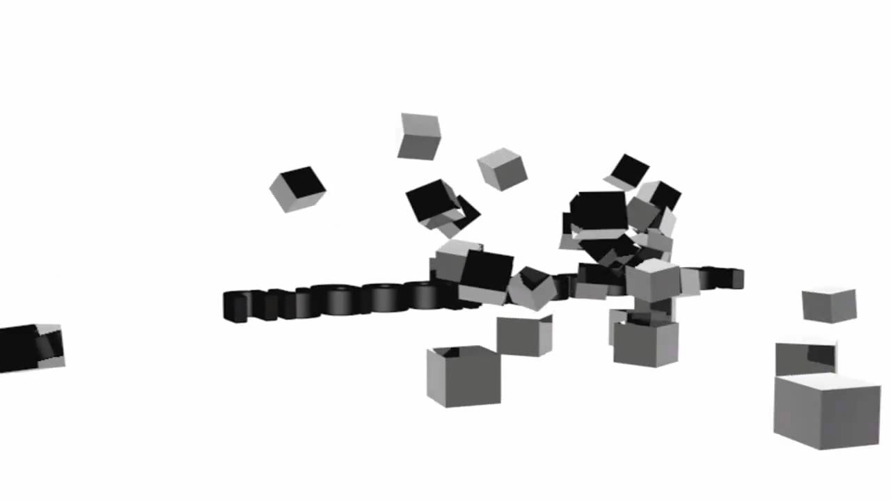 Falling Cube Intro - YouTube