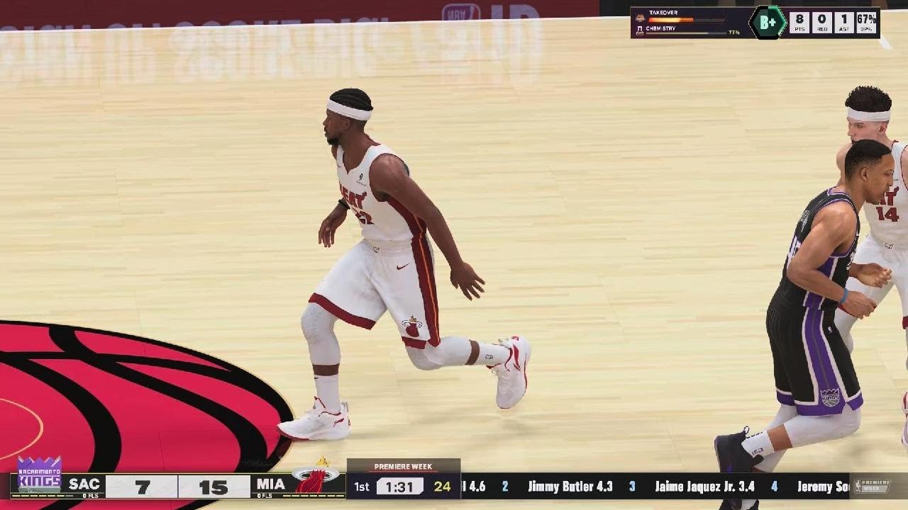 NBA 2K25 Sacramento Kings vs Miami Heat - YouTube