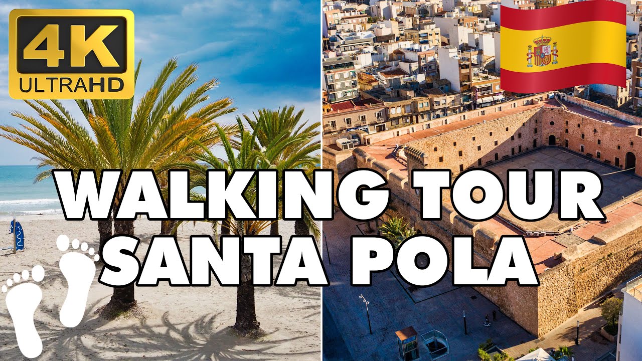 Santa Pola Spain 🌞 Costa Blanca Walking Tour 4K - YouTube