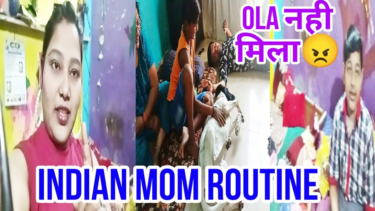 कुशल को स्कूल से लाते समय ola नही मिला😠 indian mom routine | punjabi bahu archana | vlog ...