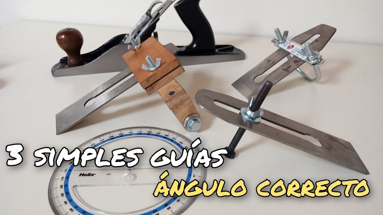 Guía Sencilla Para Afilar Cuchillas de Cepillo | Ángulo Correcto ...