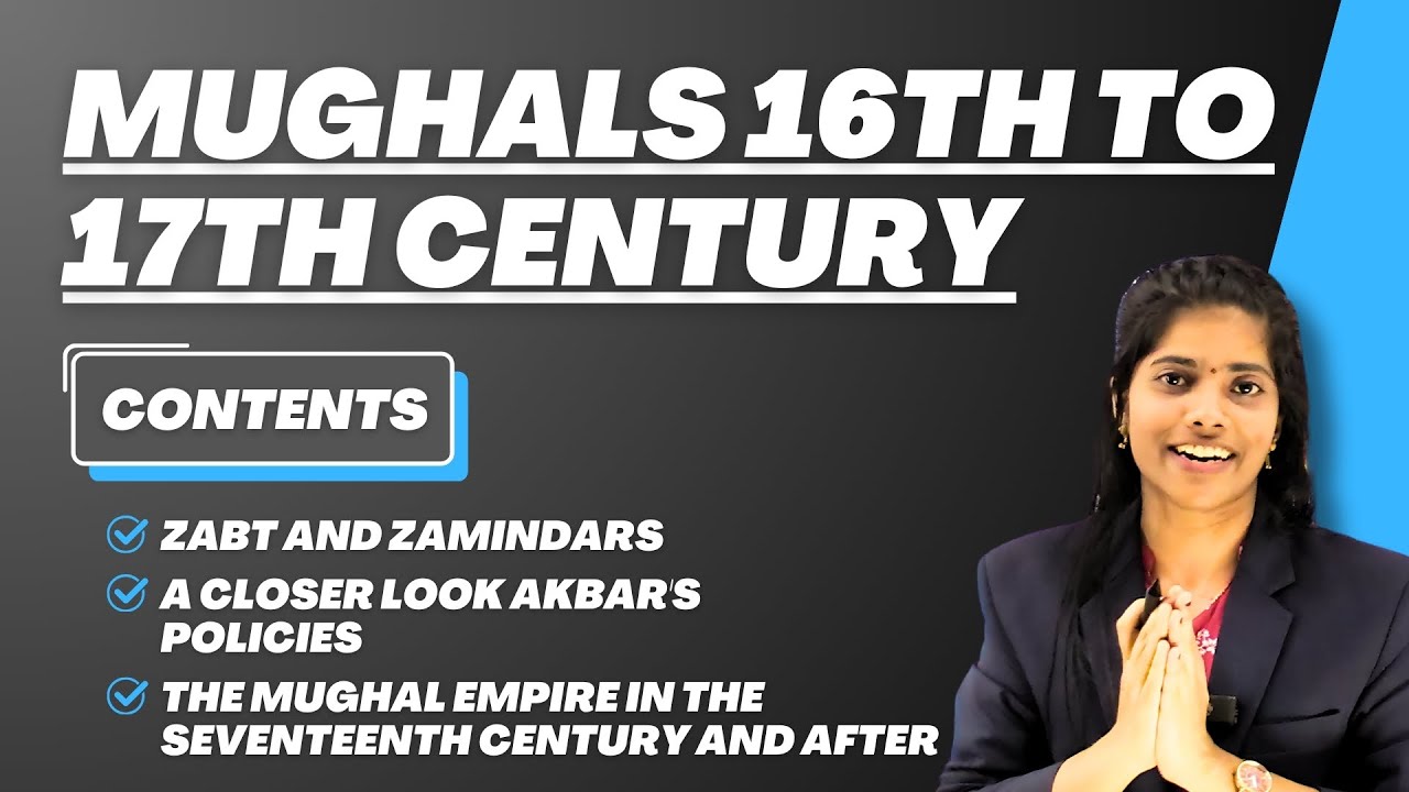Mughals 16Th To 17Th Century - Zabt And Zamindars - YouTube