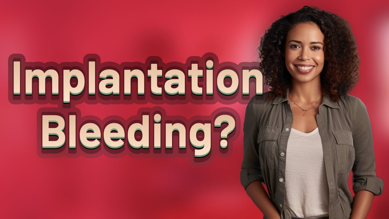 Can Implantation Bleeding Happen 3 Days After Conception? - YouTube