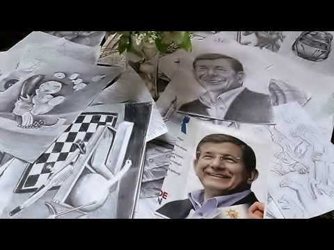 RESİM ÇİZİMLERİ SLAYT VİDEO genel çekim karakalem-1