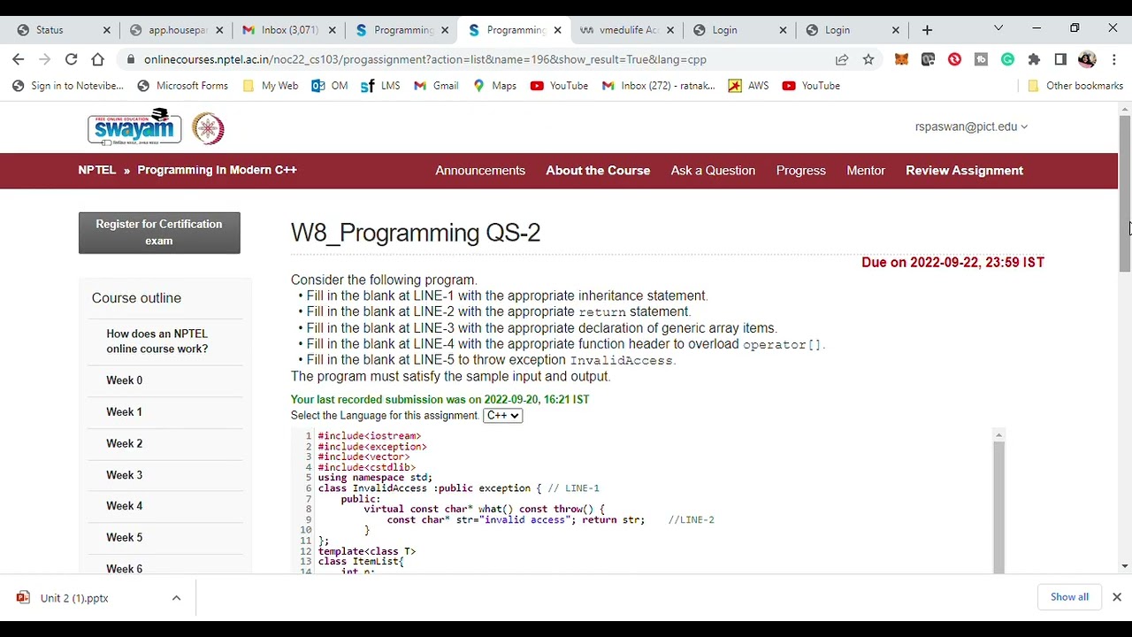 Programming In Modern C Week 8 W8programmingqs 1 2 3 Programming Assignment Solution 1 2 1980