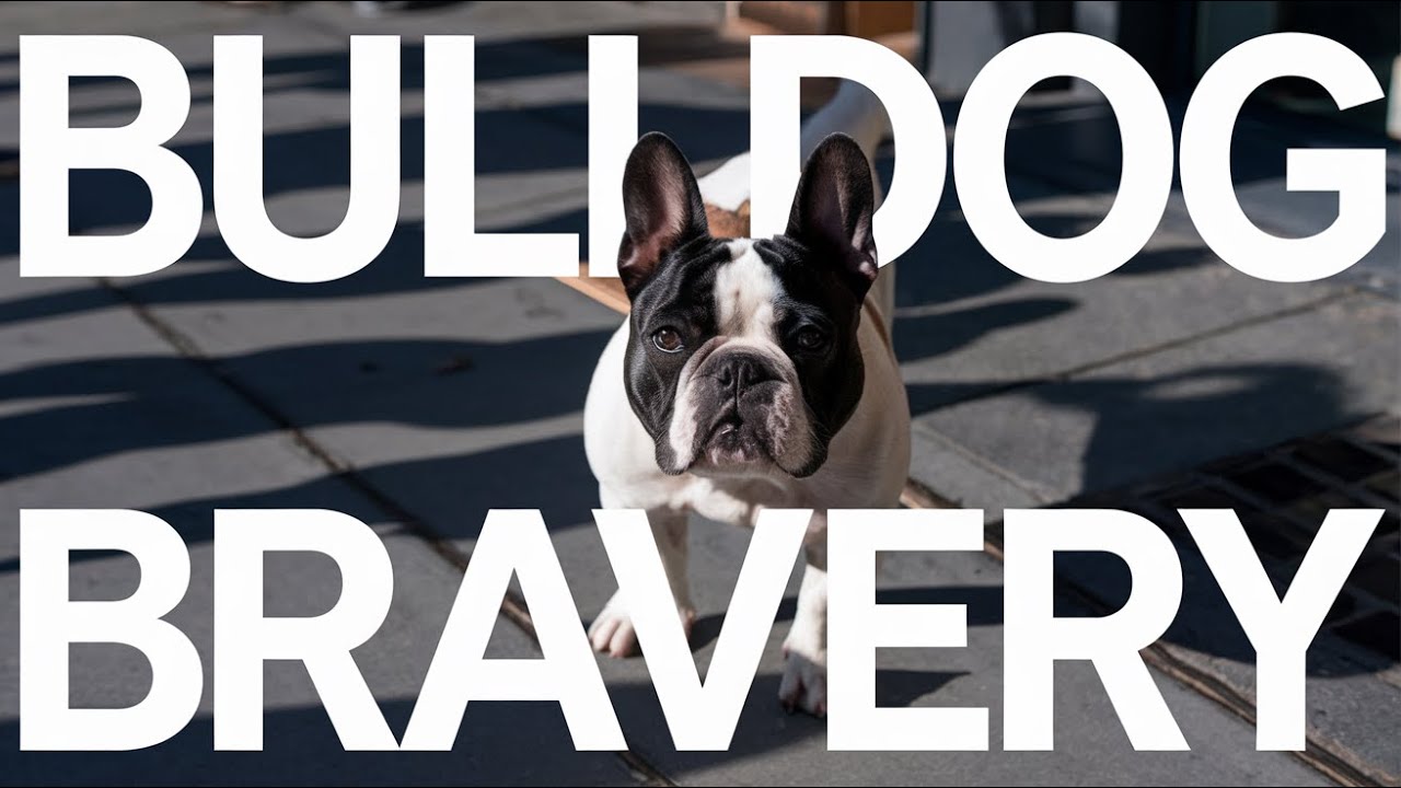 True Canine Courage: Frank the Bulldog Faces a Pack to Protect His ...