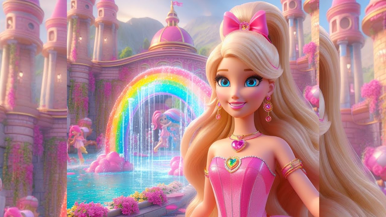 Barbie Bella and the Rainbow Fountain Adventure - YouTube