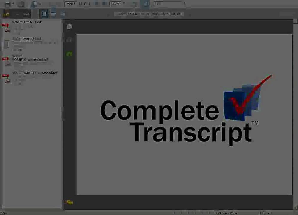 Complete Transcript - Court Reporter Software - YouTube