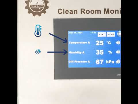 SANC Cleanroom Monitor Display Unit -Shrirang Automation And Controls ...