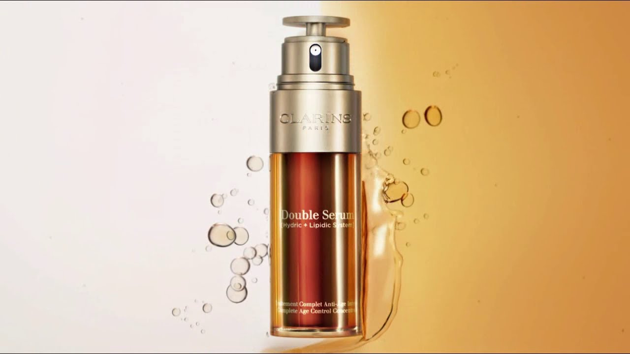 Double serum Clarins Paris "la jeunesse n'a pas d'âge" Pub 15s - YouTube
