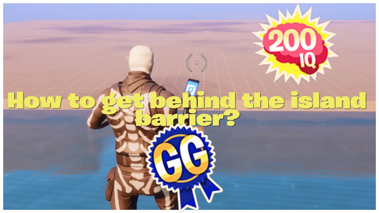 HOW TO get BEHIND ISLAND barrier in Fortnite Creative!**FULL TUTORIAL ...