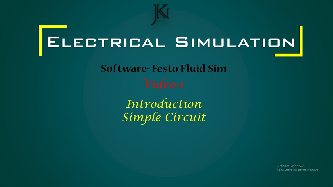 Electrical Simulation Fluid Sim-1 (Introduction & Simple Circuit) - YouTube