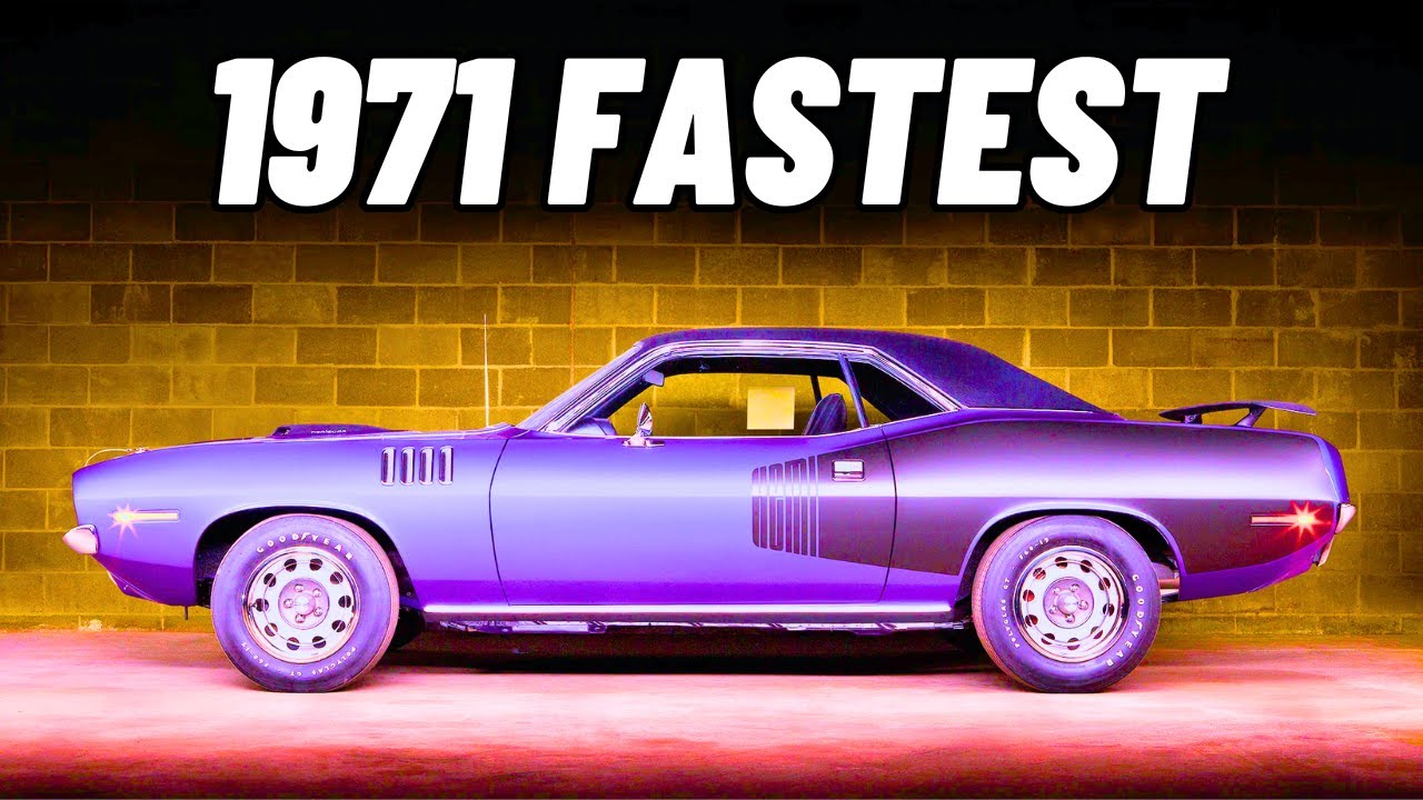 Top 10 FASTEST Muscle Cars of 1971 - YouTube