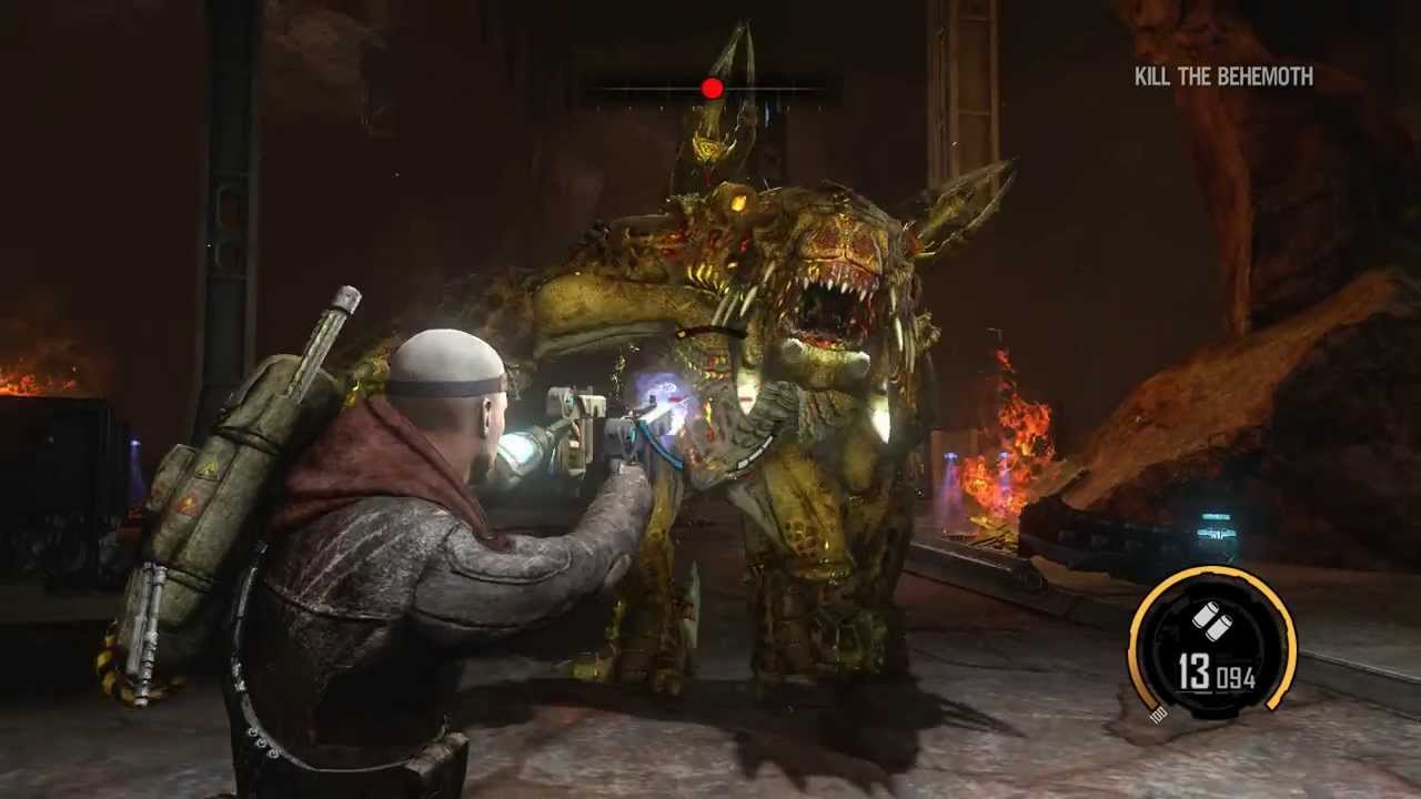 Red Faction Armageddon - Behemoth (Epic Boss Fight) - YouTube