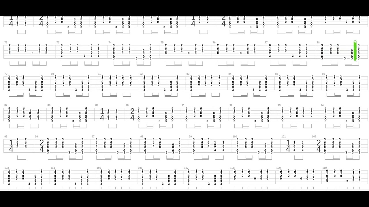 Ring Of Fire Tab by Johnny Cash + Guitar only + Guitar tab - YouTube