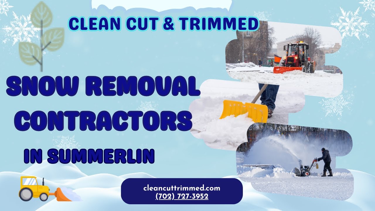 Snow Removal Contractors In Summerlin | Clean Cut & Trimmed Summerlin ...