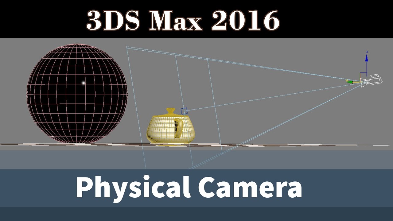 Physical Camera. Физическая камера 3DS Max 2016. - YouTube