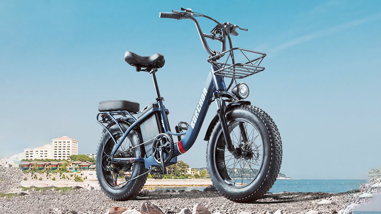 BURCHDA U8 Electric Bike Fat Tires Snow Mountain Electric Bicycle 1000W ...