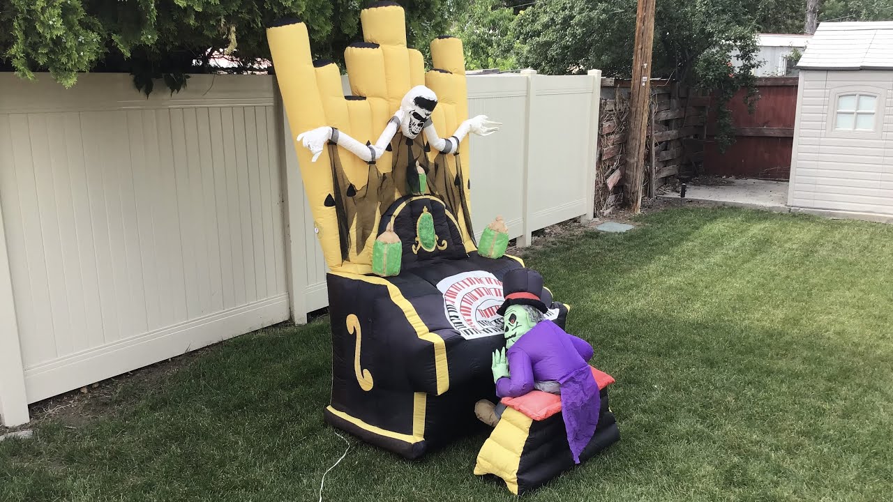 Unboxing Gemmy 2008 7 ft Animated Organ Inflatable - YouTube