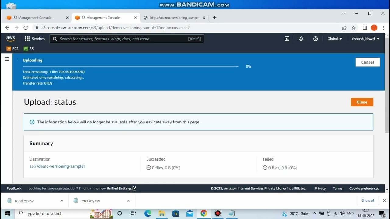 S3 Versioning Lab How To Enable Versioning On S3 Bucket Aws Hands On Lab 2022 Youtube 4962