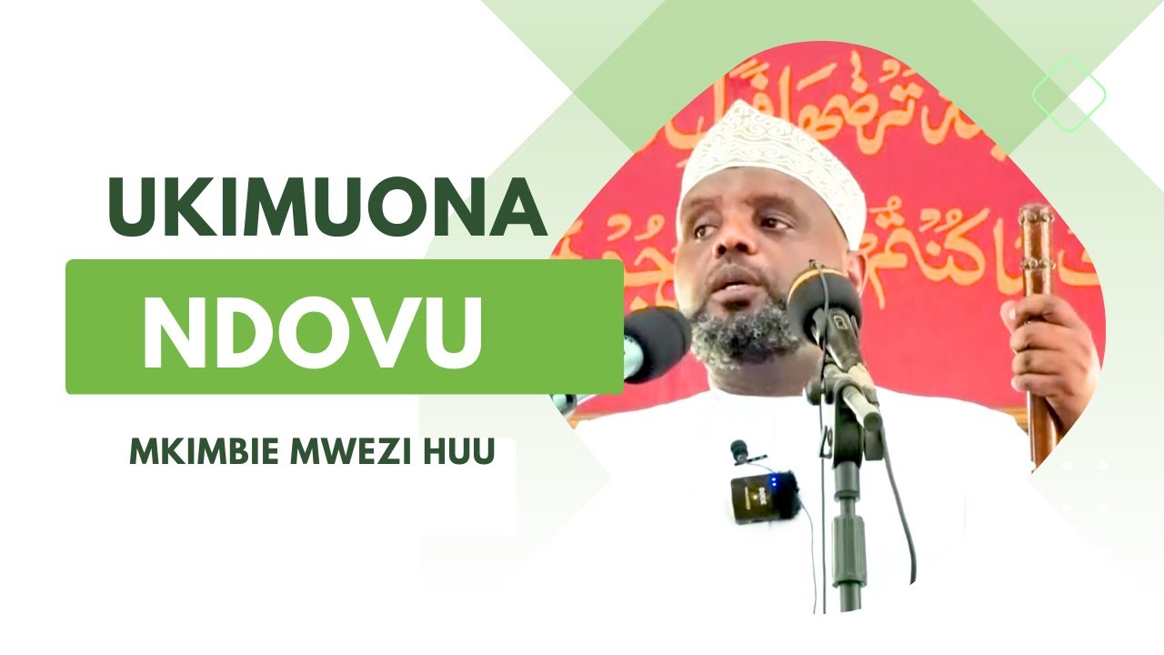 Ukimuona NDOVU mkimbie mwezi huu - Sheikh Othman Maalim - YouTube