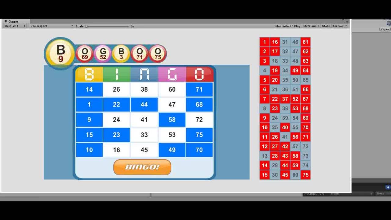 [Unity][メモ動画]Brilliant Bingo Kit - YouTube