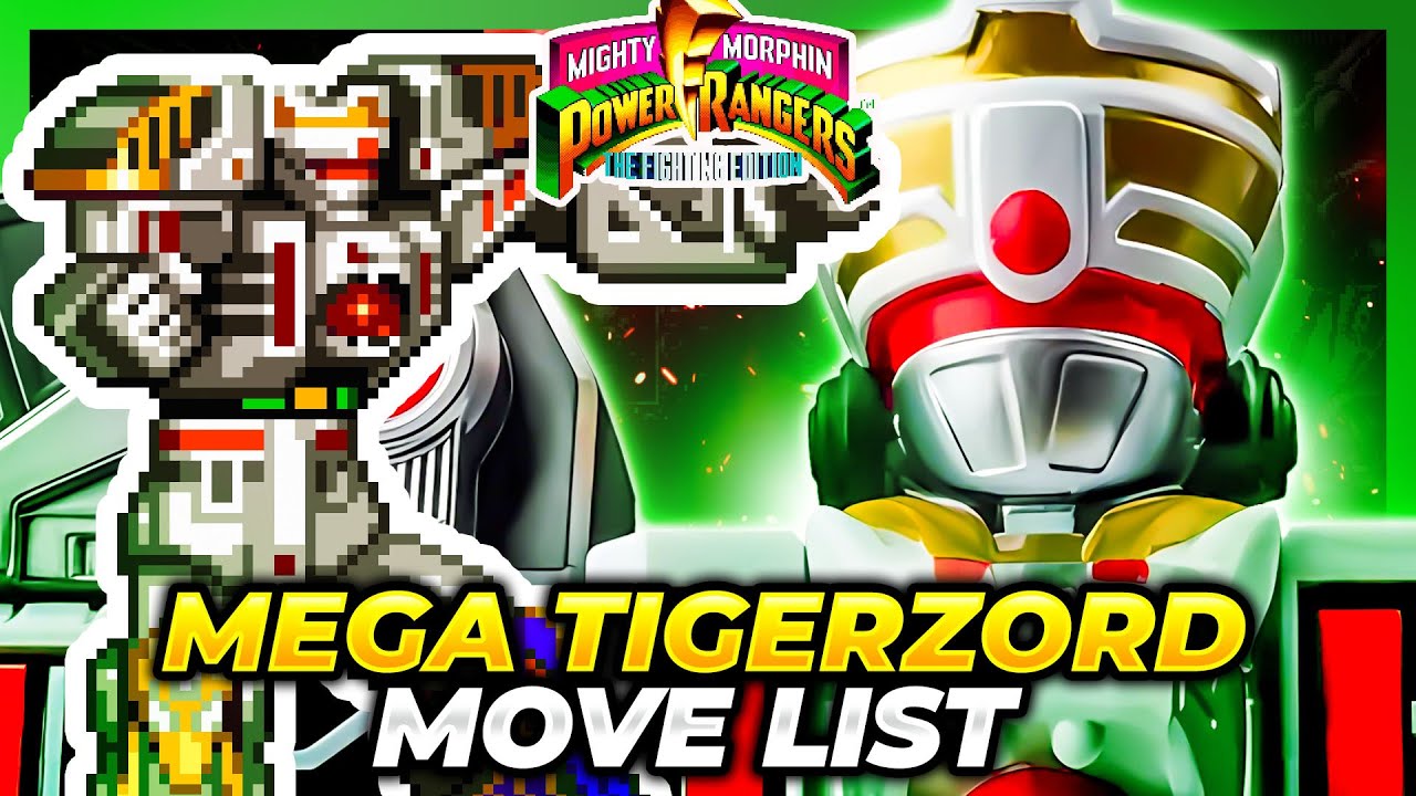 MEGA TIGERZORD MOVE LIST - Mighty Morphin Power Rangers: The Fighting ...