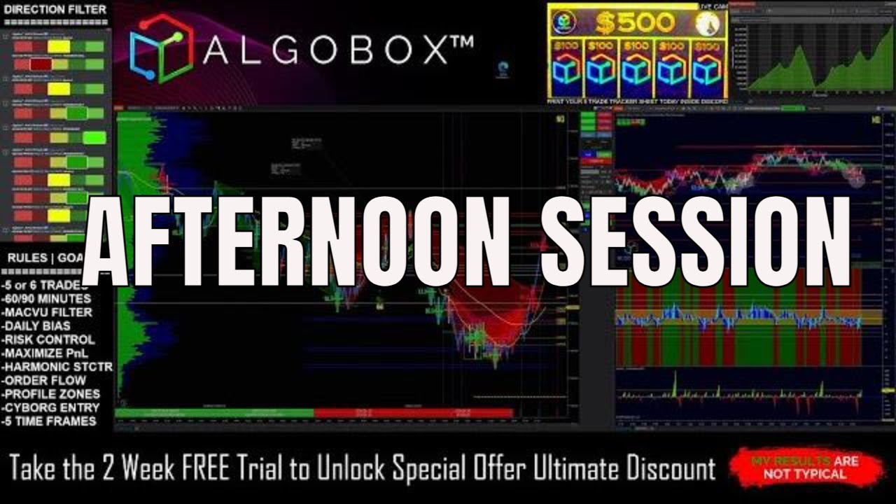 +$6,165 Afternoon | Watch Vinny Emini Trade on AlgoBox | Futures ...
