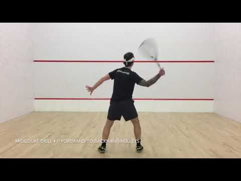 Serious Squash: Forehand to Backhand Volley Drives - YouTube
