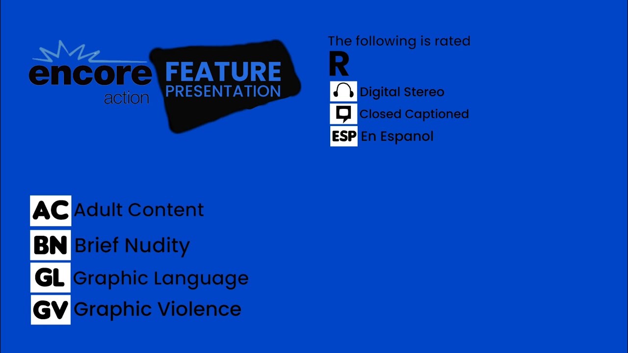Encore Action Feature Presentation Rated R (2012-2013) - YouTube