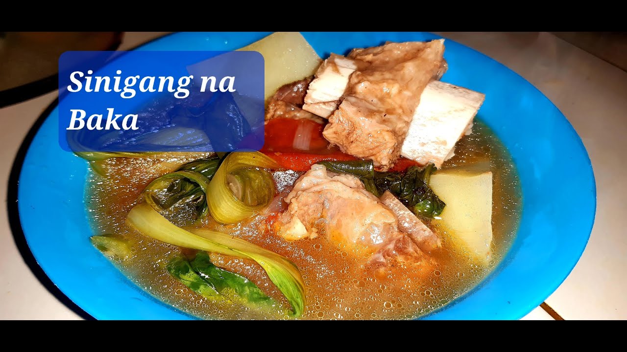 Pwede pala isigang ang buto butong baka? | Sinigang na Baka - YouTube