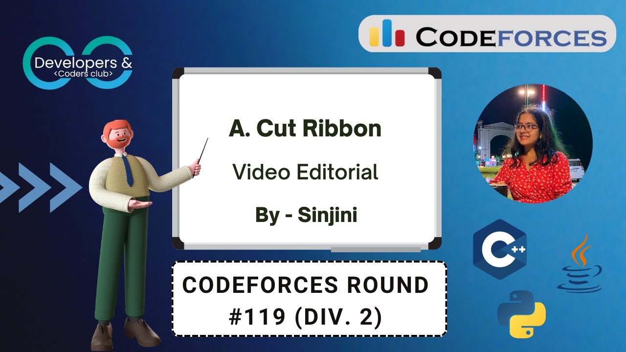 A Cut Ribbon Codeforces Round 119 Div 2 Codeforces Dcc Nit A